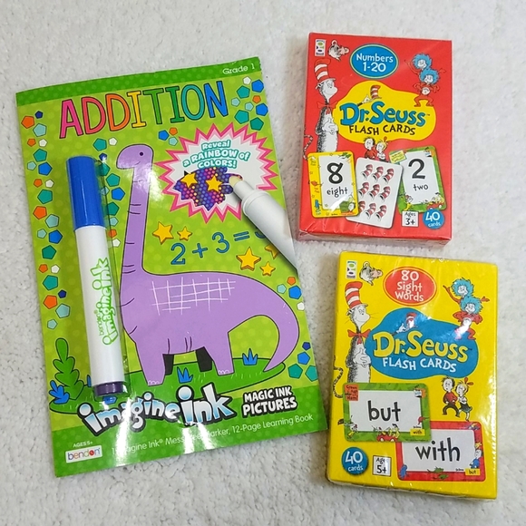 Toys | 52 Addition Book Dr Seuss Flash Cards | Poshmark